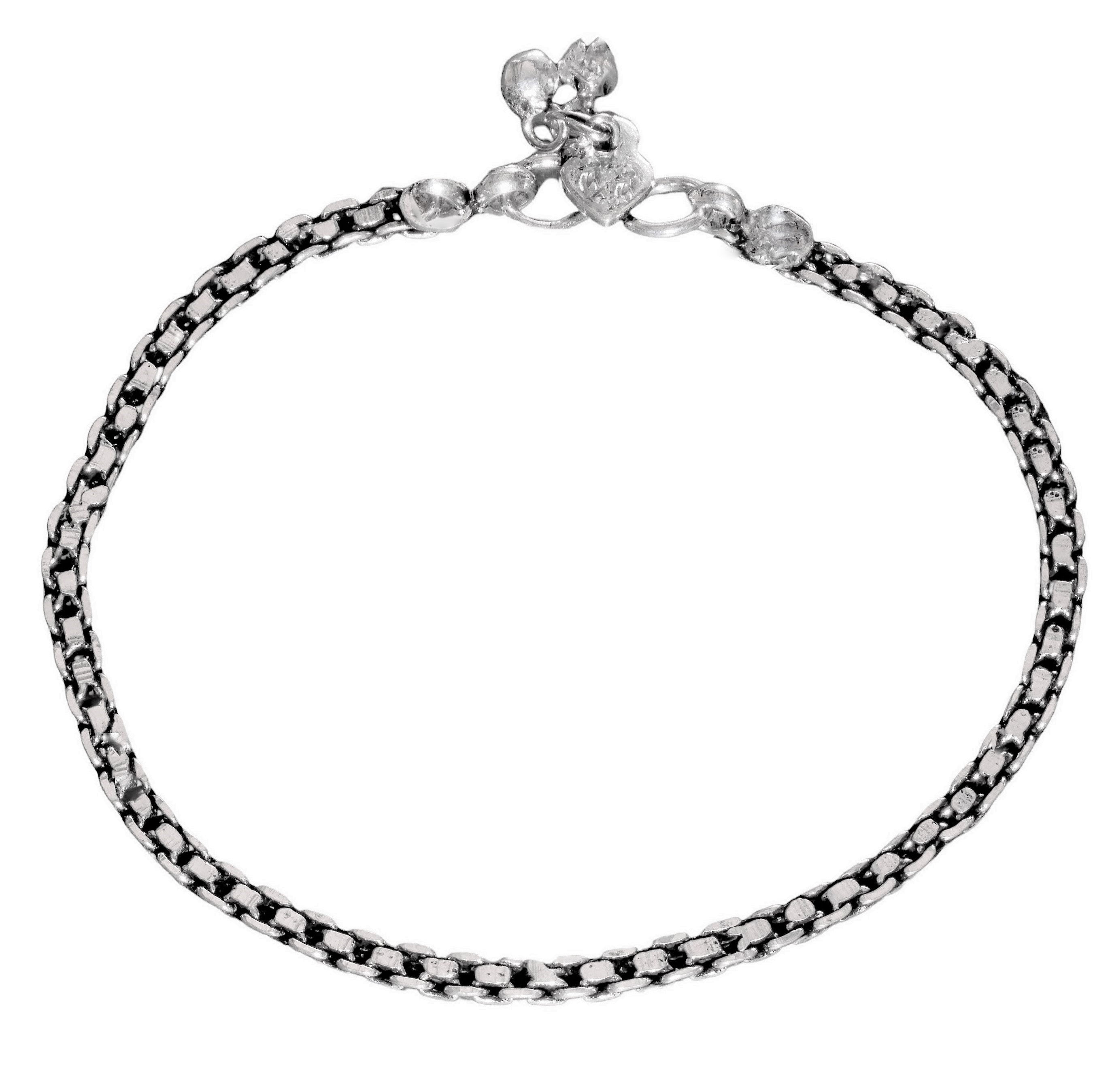 Chunky silver anklets store